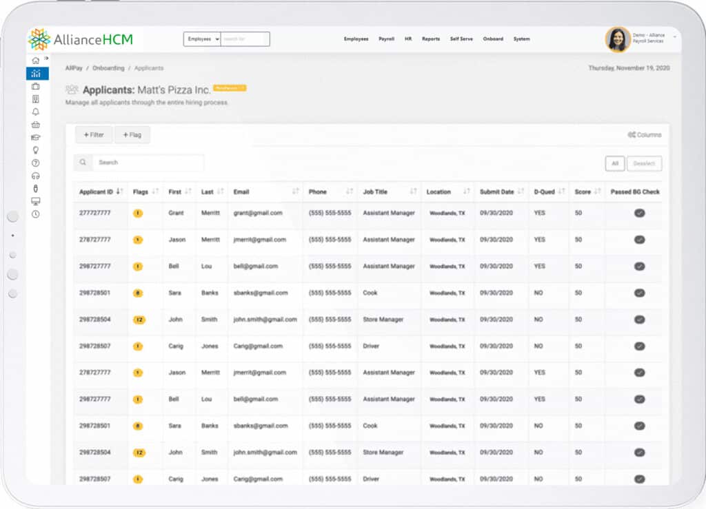 Restaurant Payroll Software and HCM Provider | AllianceHCM