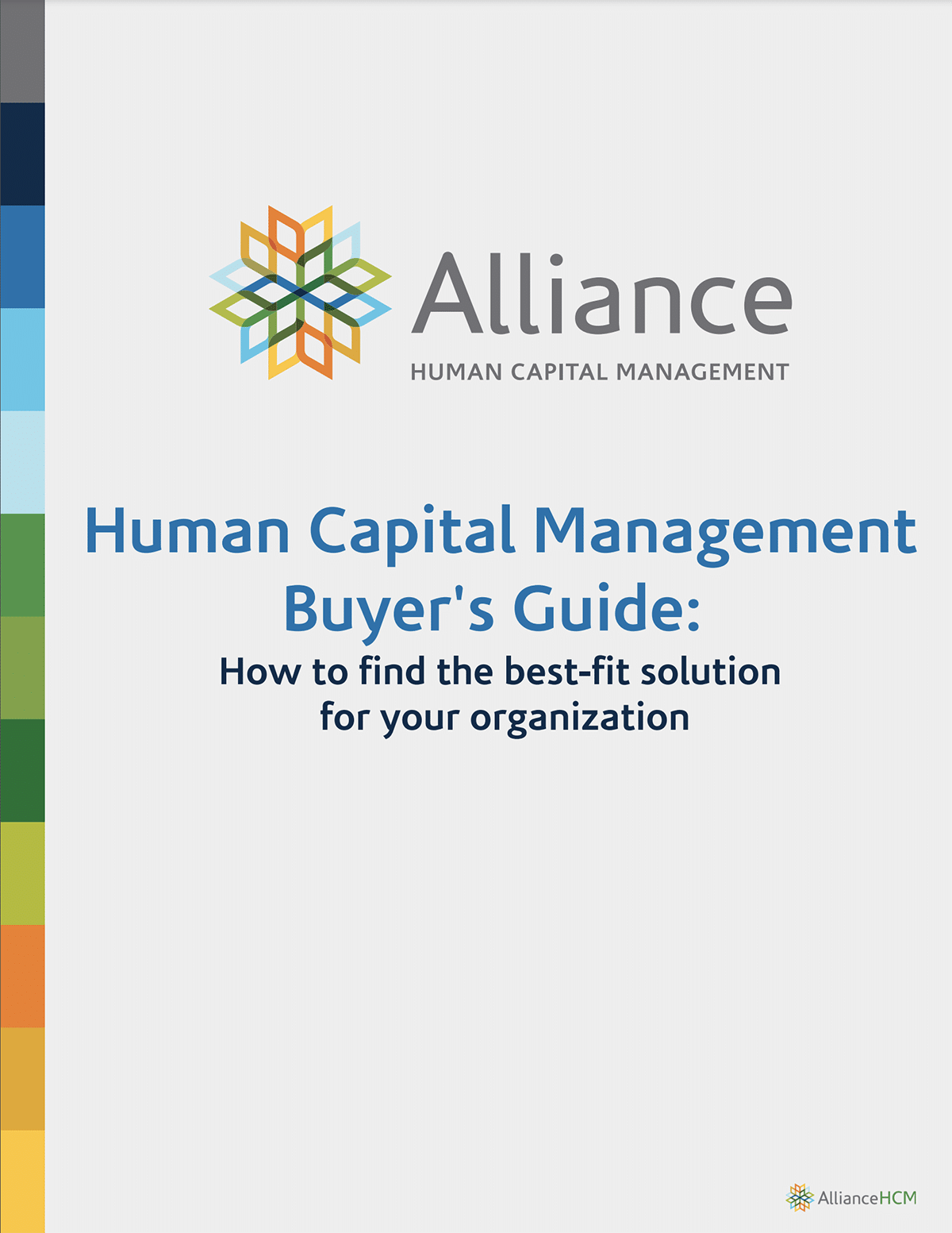 Human Capital Management Buyer's Guide - AllianceHCM